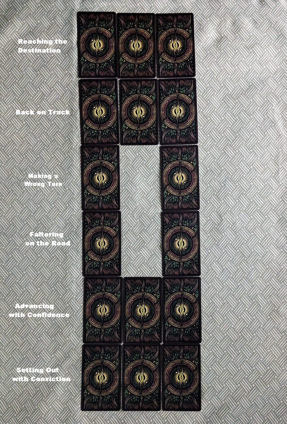Hollow in the Middle: A Mid-Course Correction Spread | Parsifal's Wheel ...